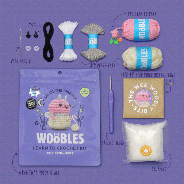 Woobles Learn to Crochet Kits - Yarn Folk