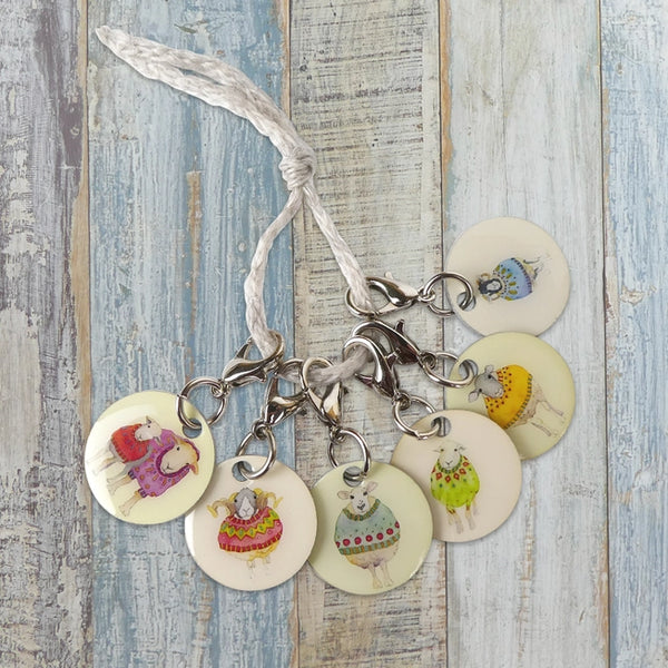Emma Ball Stitch Markers & Tins - Yarn Folk