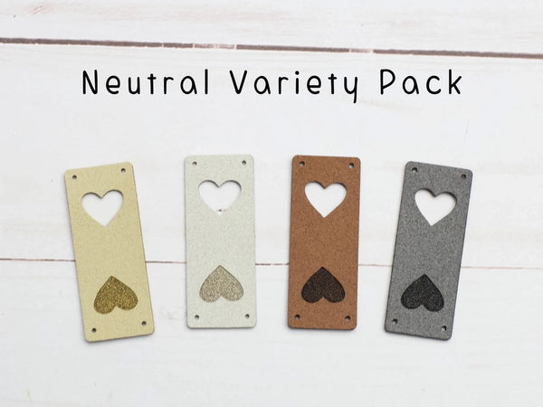 Faux Suede Foldover Tags - Yarn Folk