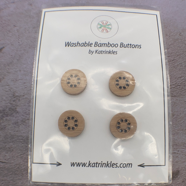 Katrinkles Bamboo Buttons - Yarn Folk