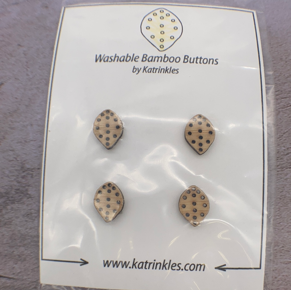 Katrinkles Bamboo Buttons - Yarn Folk